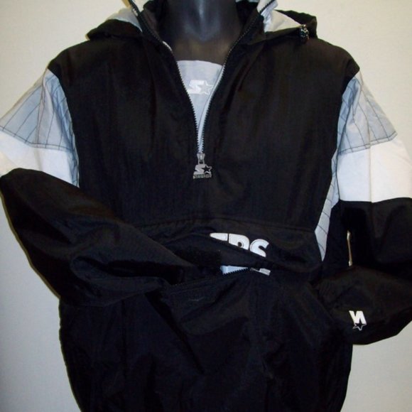 STARTER Fall 2018 | Jackets & Coats | Oakland Raiders Starter Half Zip ...